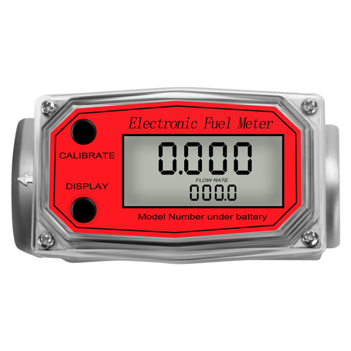 1 Inch Digital Turbine Flowmeter with NPT for Measuring Engine Oil ...
