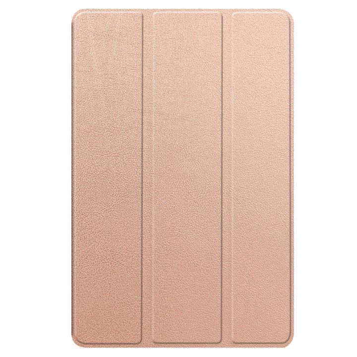 Custer Solid Color 3-Fold Stand Leather Tablet Case For Lenovo Tab P12 ...