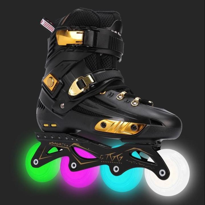 Inline Skates the Skating Shoes Professional Flashing Wheel Fancy ...