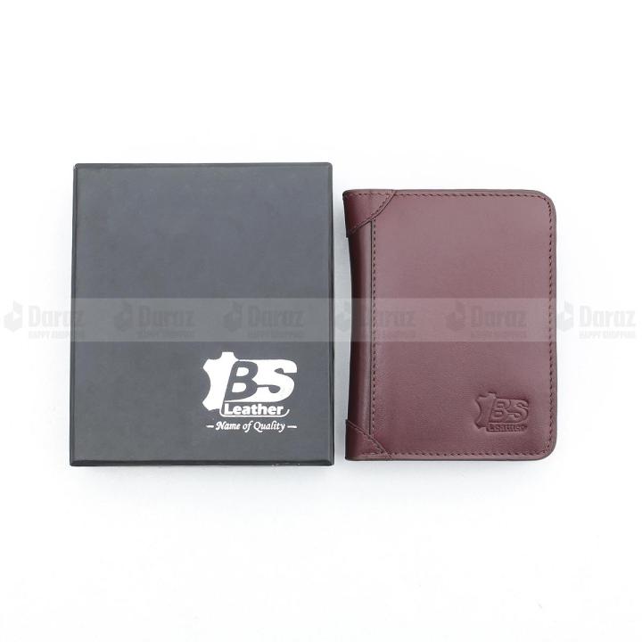 Men's Leather Wallet RFID Blocking Card Holder Anti Theft Vertical ...