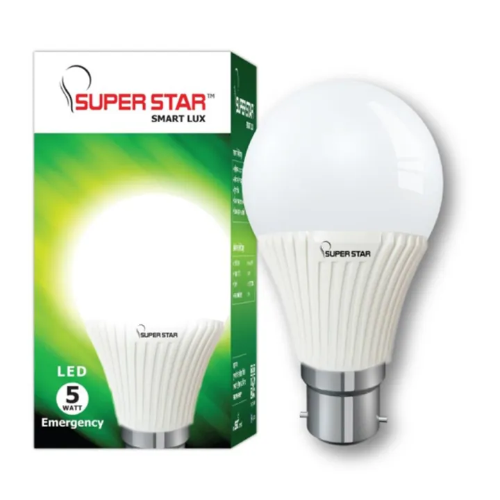 SUPER STAR Emergency LED Smart Bulb 05 Watt B22 (Pin) | Daraz.com.bd