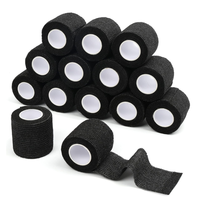 14Pcs Adhesive Bandage Wrap Breathable Cohesive Tape, Non Woven FirstAid Tape for Ankle Sprains ...