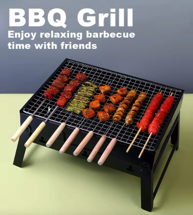 Outdoor Barbecue Folding Grills Grill Portable BBQ Grill For Camping ...