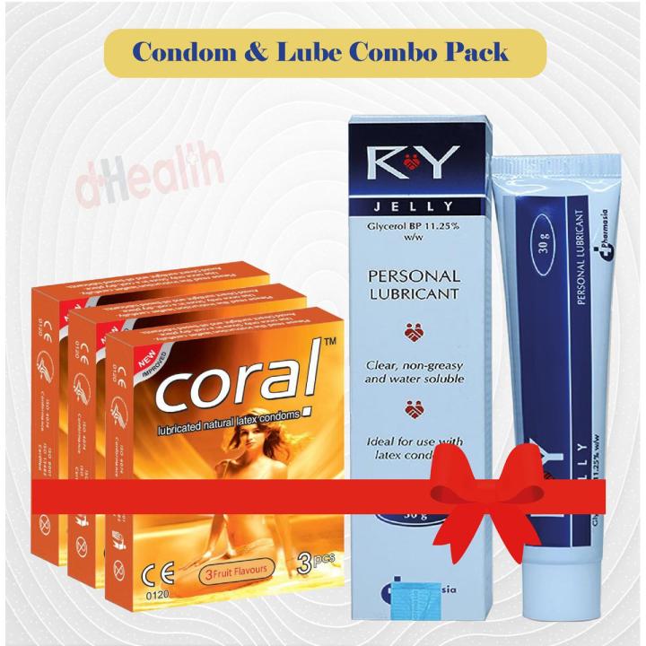 1 RY JELLY 30gm & 3 BOX CORAL 3 FRUIT GIRL COMBO PACK (3*3=9 PCS ...