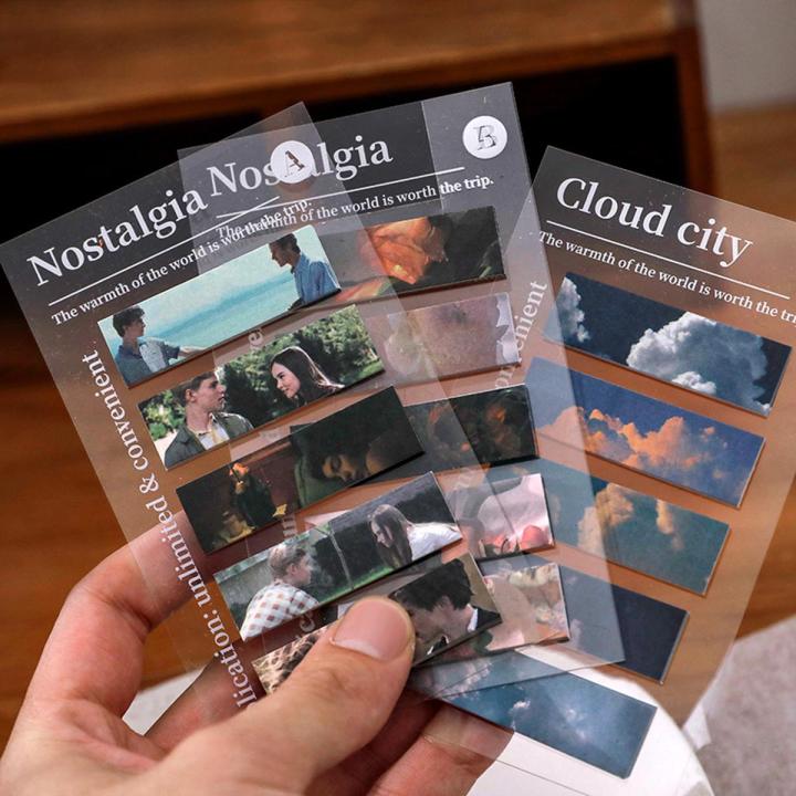 100 Sheets Flower Sea s Sunset Cloud Sticky Notes for Marking Journal ...