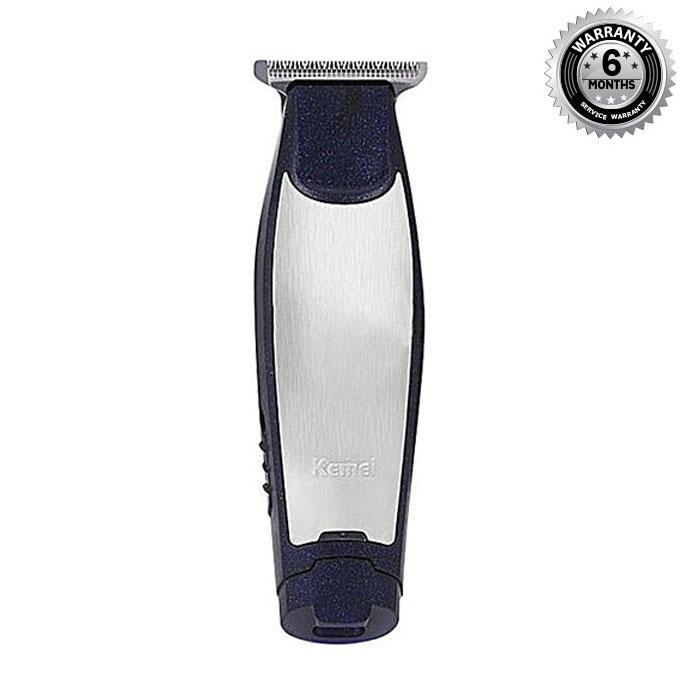 Kemei KM-5021 Electric Hair Trimmer - Blue and Silver | Daraz.com.bd
