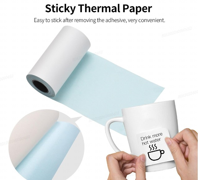 Thermal Sticker paper roll (57mm X 30mm) 3 pic | Daraz.com.bd