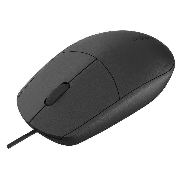 Rapoo n100 Optical Mouse-Black | Daraz.com.bd