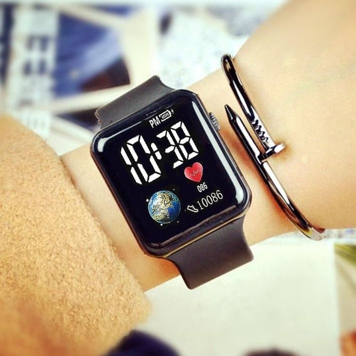 Led Display Digital Watches Sport Boys Luminous Children’s Electronic ...