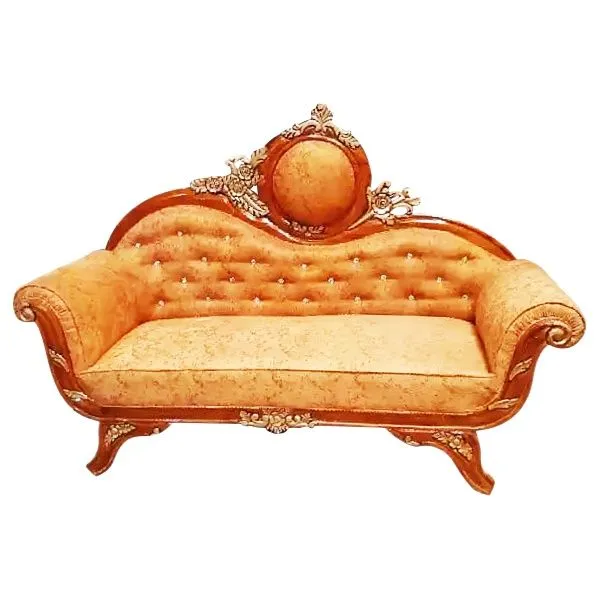Gold Color Divan Sofa Premium Quality Made By Gamary Wood For Living ...