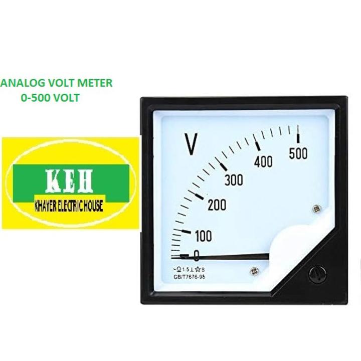 ANALOG DIRECT PANEL VOLT METER 0-500VOLT AC | Daraz.com.bd