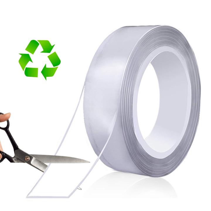 Double Sided transparent Tape Heavy Duty, Clear Removable Mounting Tape ...