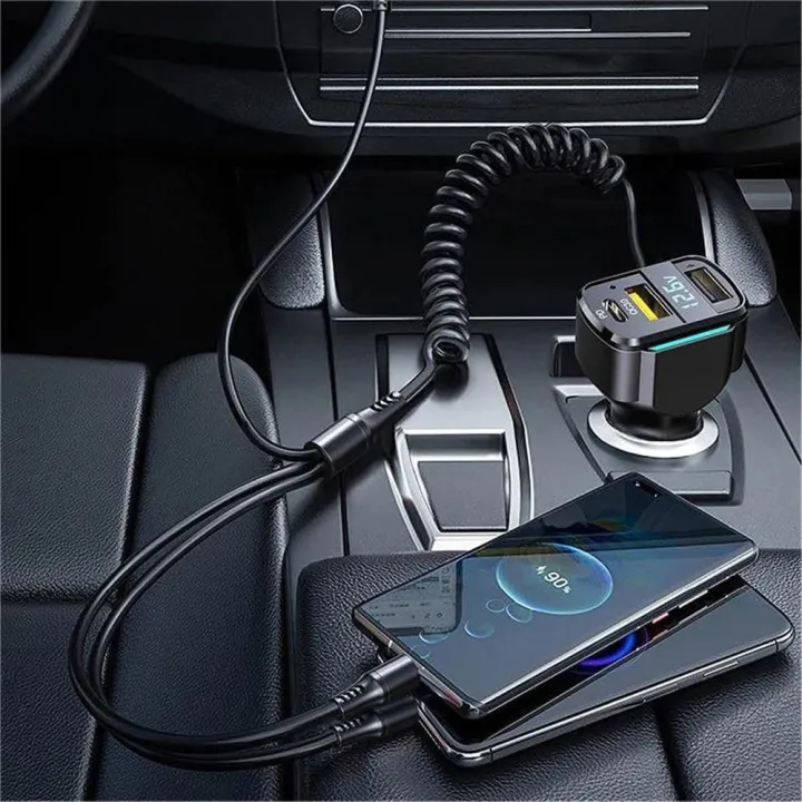 Universal Fast charging Mini USB Car Charger Multiple ports Safe 3-in ...