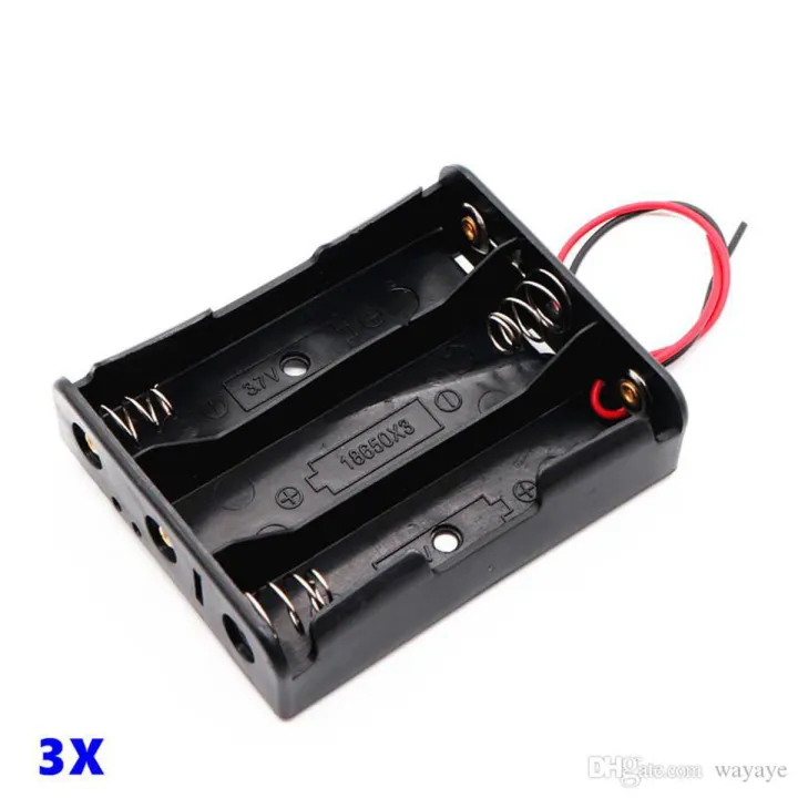 1pcs 18650 Rechargeable Battery Cases 3 cell (1pcs) | Daraz.com.bd