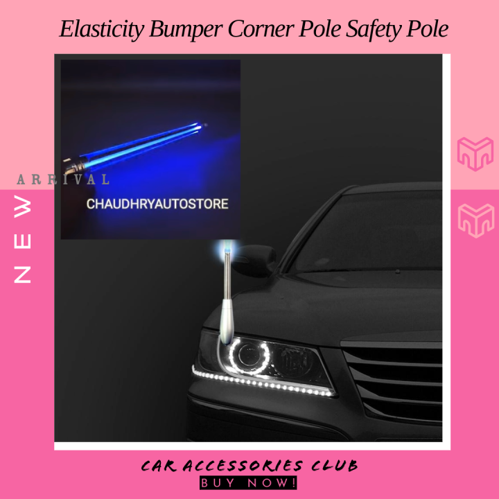 Vehicle Elasticity Bumper Corner Pole Safety Pole with LED Light for ...