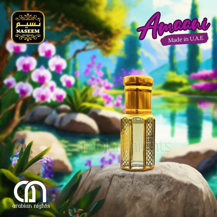Naseem: Amaani-Premium Arabian Attar For Men & Women -Made in U.A.E( 3 ...