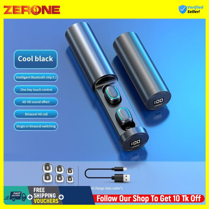M18 Pro Wireless Buds with Torchlight with Magnetic Charging Case ...