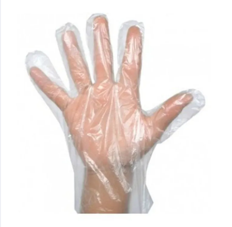 Poly One Time Hand Gloves-100Pcs - gloves | Daraz.com.bd