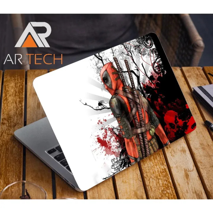 Dead Pool Real 3D Paint Laptop Sticker Laptop Skin Sticker For Laptop ...