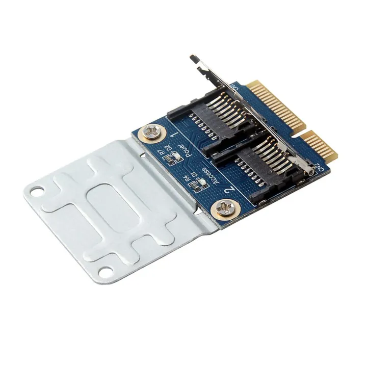 Memory Card Reader High-speed Transmission ni PCI-E to Dual TF Card ...