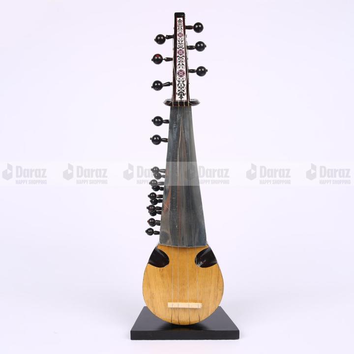Sarod wooden miniature musical instrument showpiece | Daraz.com.bd