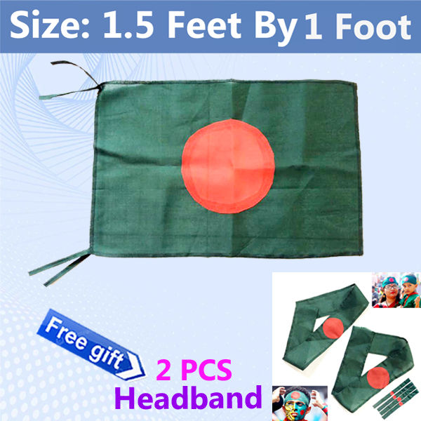 Premium (1.5 By 1) Feet Bangladesh National Flag Direct Factory Supply ...