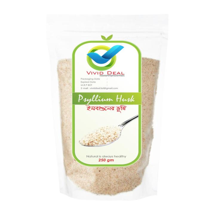 Premium Quality Psyllium Husk I Isbgul Vushi - 250 gm | Daraz.com.bd