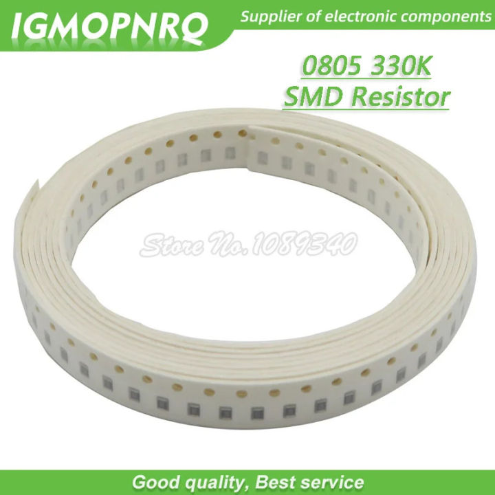 300pcs 0805 SMD Resistor 330K ohm Chip Resistor 1/8W 330K ohms 0805 ...