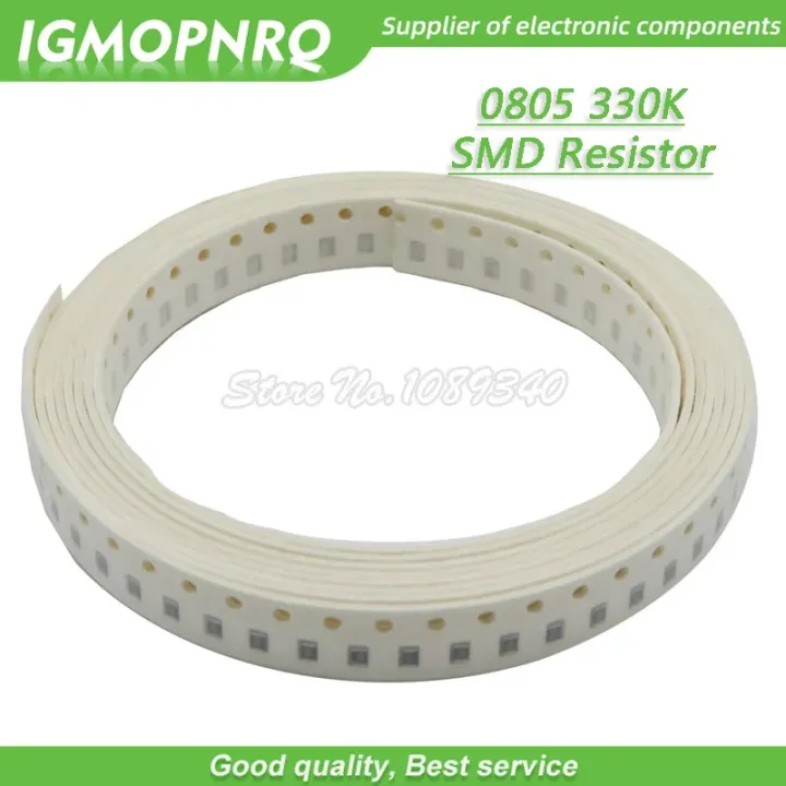 300pcs 0805 SMD Resistor 330K ohm Chip Resistor 1/8W 330K ohms 0805 ...