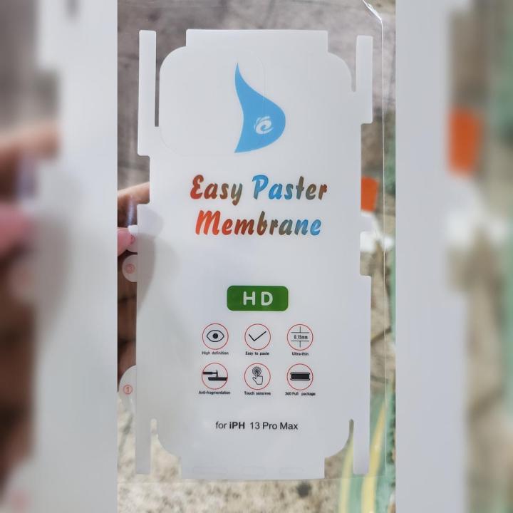 Full HD Soft TPU Back Screen Protector for iPhone X to iPhone 15 Pro ...