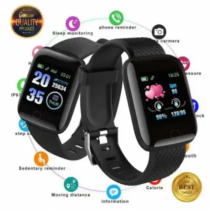 New D116 Plus Smart watch/Gift watch | Daraz.com.bd