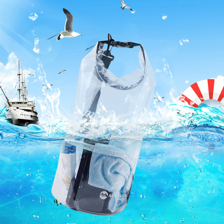 Outdoor Waterproof Dry Backpack Water Floating Bag Roll Top Sack For ...