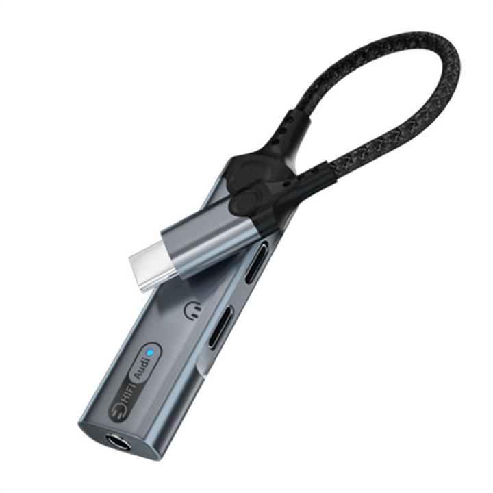 1 Piece 3 In 1 Headphone Jack Adapter PD60W Fast Charging Splitter ...