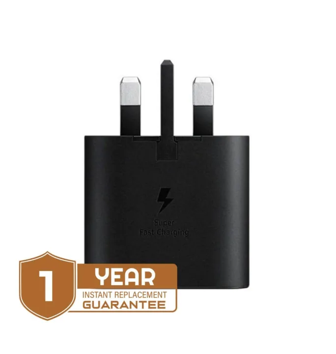 Samsung 25W NFC USB-C Power Adapter 3 Pin | Fast Charging for Galaxy ...