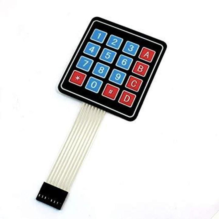 Flexible Matrix Keypad- 4X4 Flexible Matrix Keypad-4X4 Keypad for DIY ...