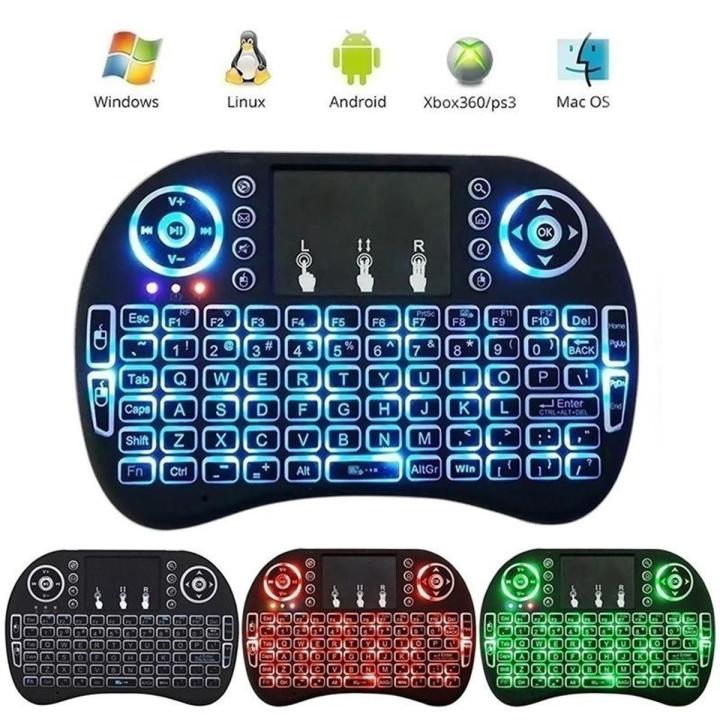 Mini Wireless 2.4GHz Keyboard with Mouse Touchpad Remote Control ...