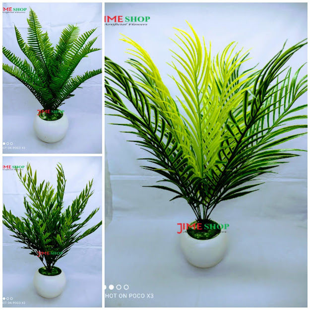 Artificial Leaves Tree In Round Plastic Tob-15inc | Daraz.com.bd