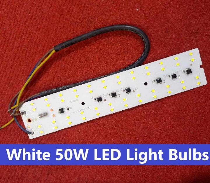 50W DIRECT AC 220V WHITE Color 220V 50Watt LED Light Bulbs 198x34mm ...