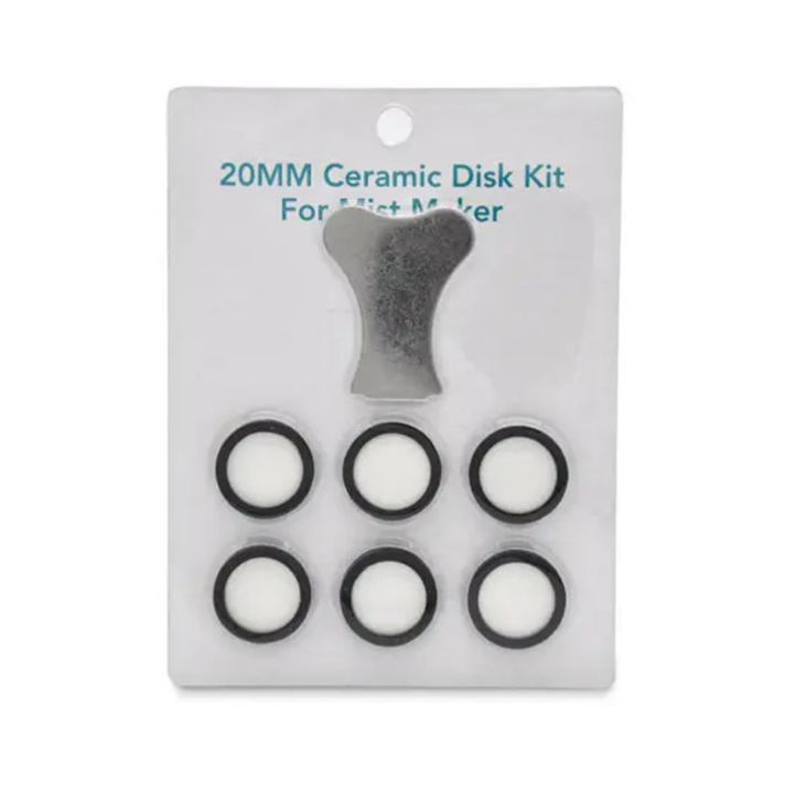 06 Pcs Set 20mm Humidifier Ceramics Disc Kit for Mist Maker Ultrasonic ...