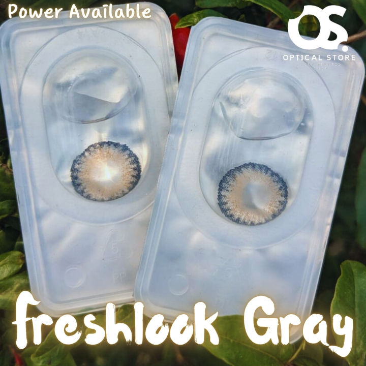 FRESHLOOK Gray Color Contact Lens With Contact Lens. Freshlook ...
