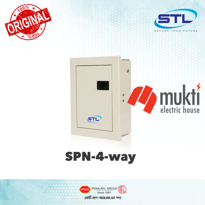 PRAN RFL STL MCB Distribution Board (SPN) 4 Way Full Metal Circuit Breaker DB Box | Daraz.com.bd