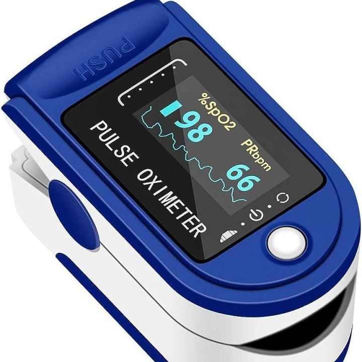 Blood Oxygen Finger Pulse Oximeter OLED Display Digital Fingertip ...
