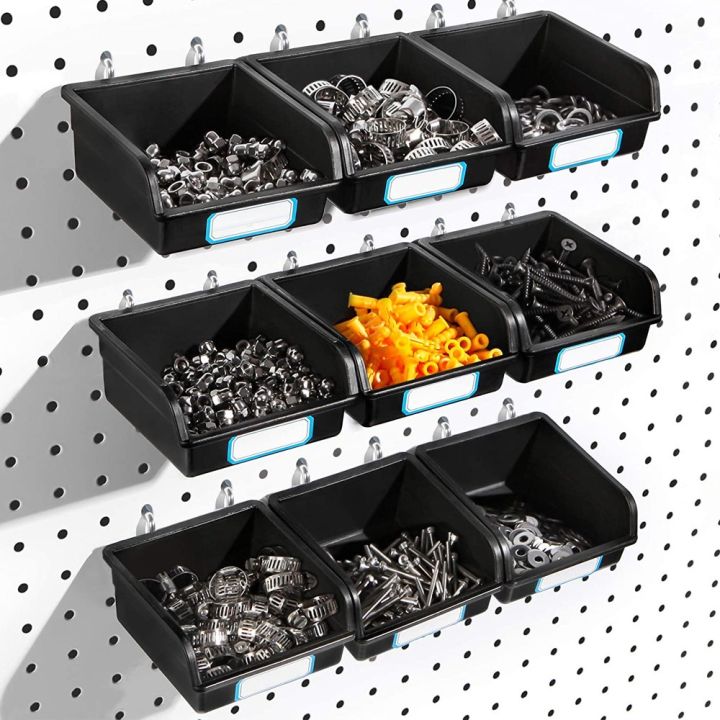 【Must-have】 Assortment PP Pegboard Bins Pegboard Box Pegboard Hooks ...