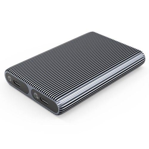 ORICO-AM2C3-2SN-GY-BP Tool Free Aluminum Dual-bay M2 NVME and SATA SSD ...