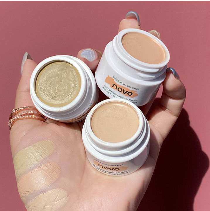 Novo Full Coverage Flawless Makeup Texture Concealer Foundation for ...