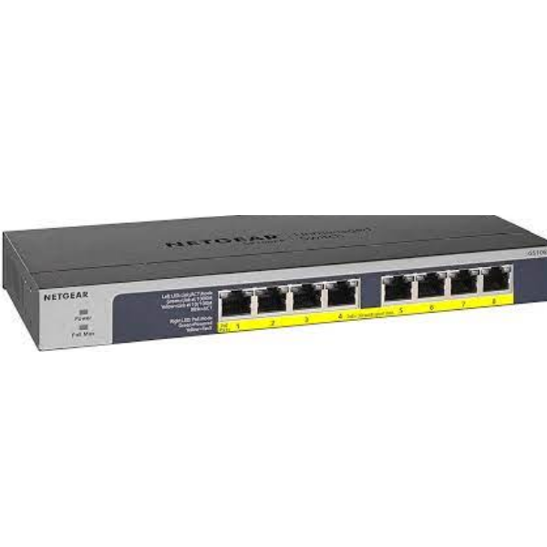 Netgear GS108PP 8 Plus 4 Gigabit PoE Unmanaged Rackmount Switch | Daraz ...