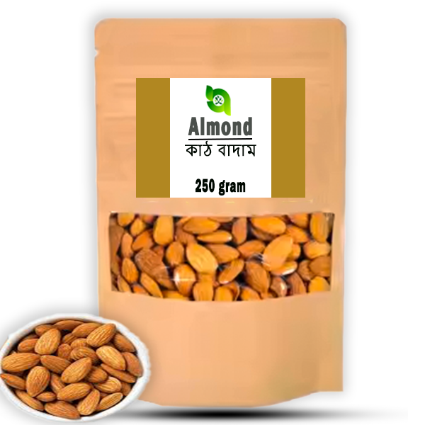 Almond Nuts - Kath Badam 250gm | Daraz.com.bd