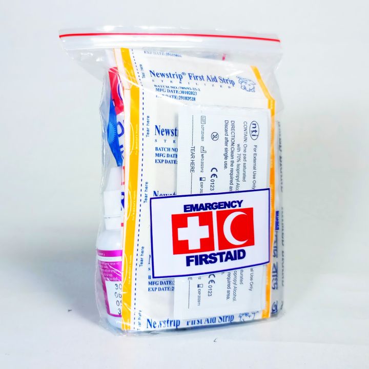 Mini First Aid Kit Pack with 25+ kits / Medicine Pack For home, office ...