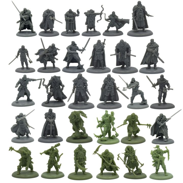 TRPG board game miniatures acient Seven Kingdom battle wargame Footman ...