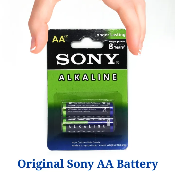 SONY AA AM3-LR6 1.5V Long Lasting Original Alkaline Battery - 2 Pcs ...